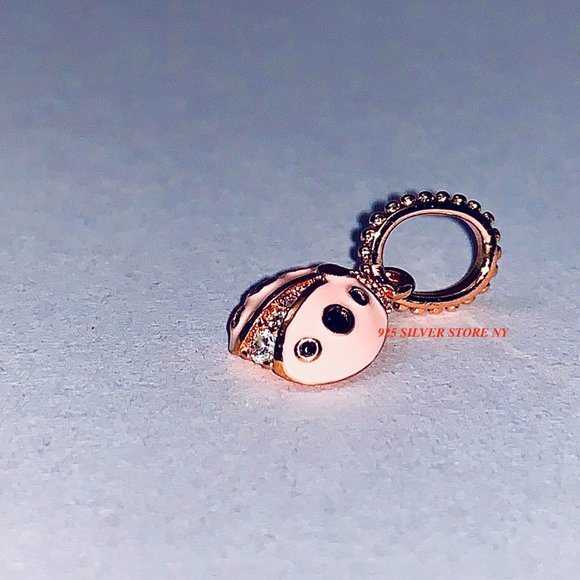 Pandora | Jewelry | Pandora Rose Lucky Pink Ladybird Ladybug Pendant ...